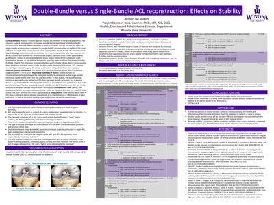 "Double-Bundle versus Single-Bundle ACL reconstruction: Effects on" by ...